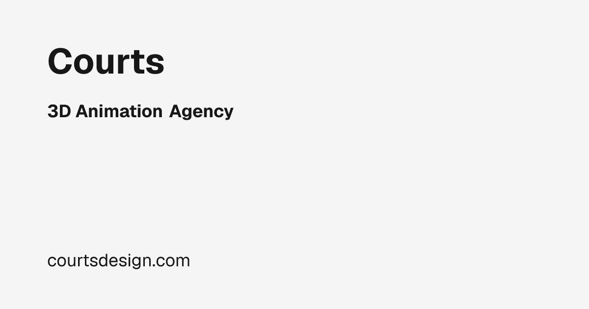 Courts | 3D Animation Agency