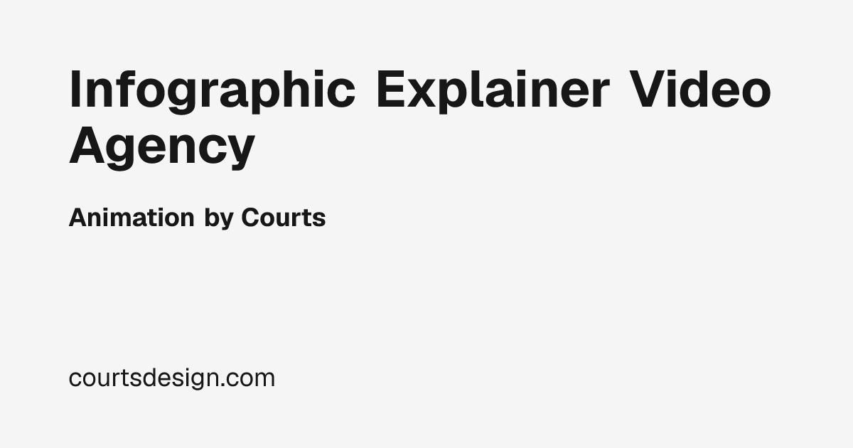 Infographic Explainer Video Agency | Animation by Courts